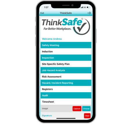 Health & Safety Support App | ThinkSafe