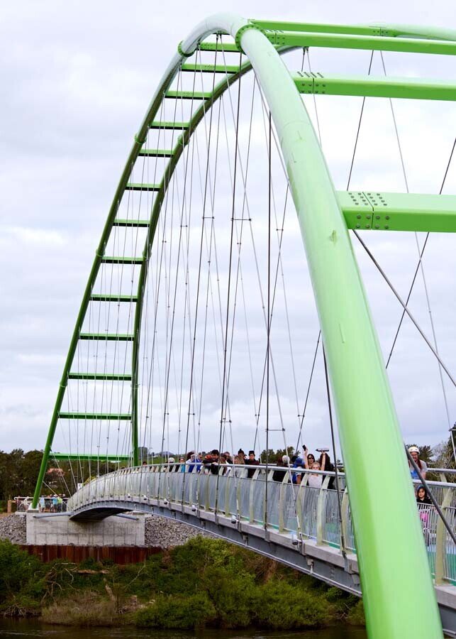 Te Awa River Ride Bridge | Hamilton Waikato Architecture | PAUA Architects