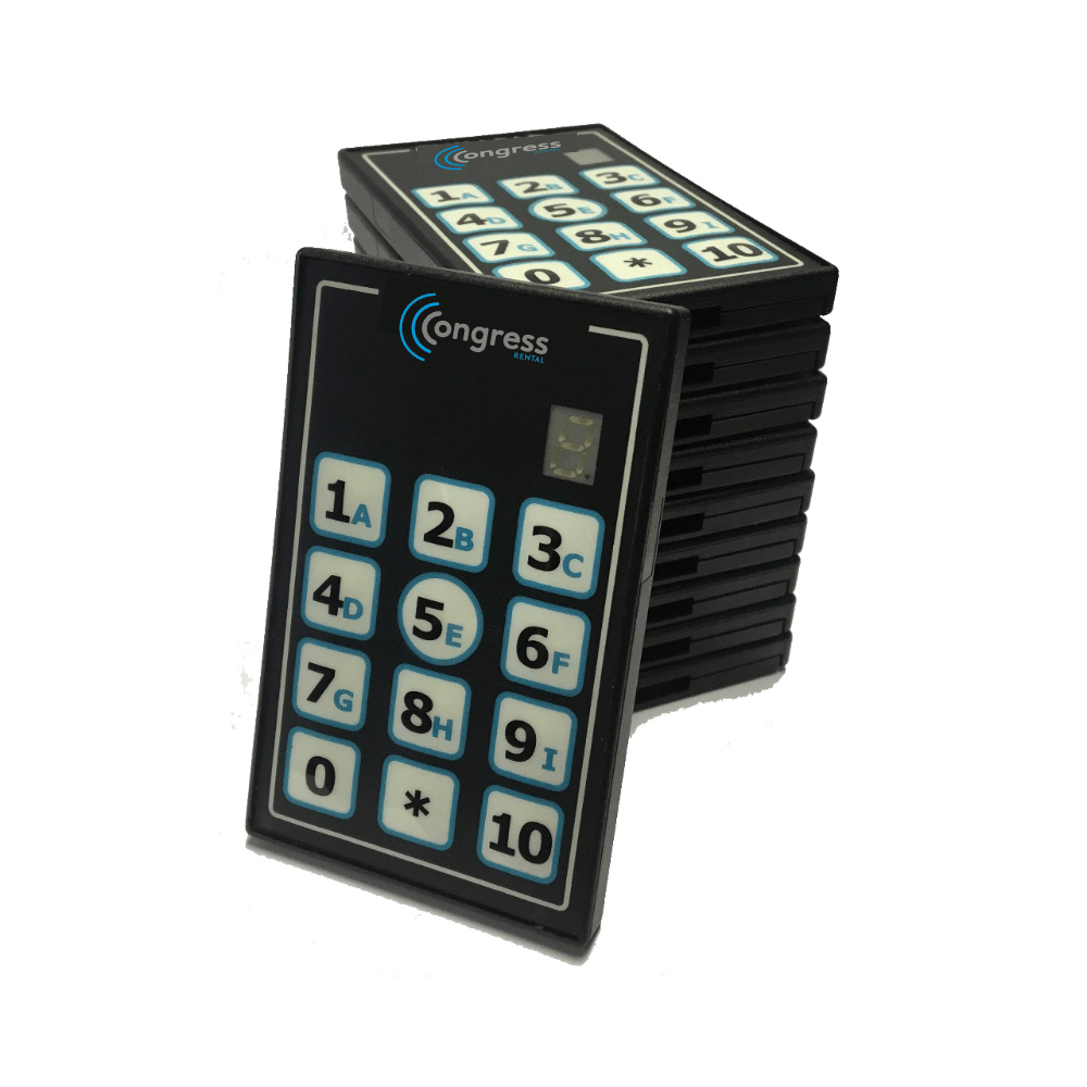 Audience Response Systems | Congress Rental New Zealand Ltd