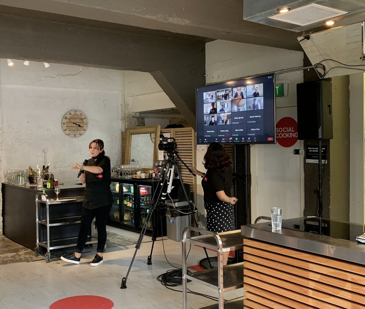 Fun interactive cooking Digital Events at Social Cooking