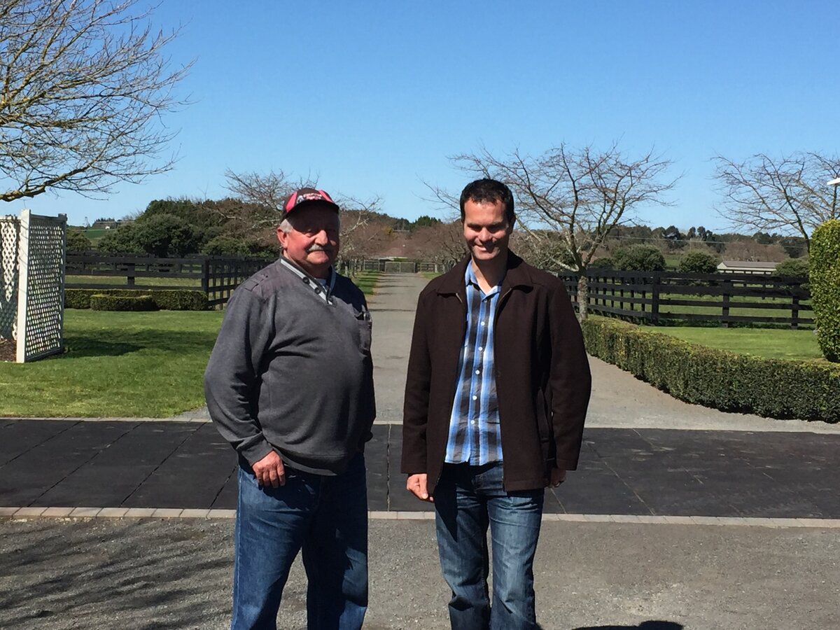 Brian Collins all smiles at the Auckland Stallion Tour | New Zealand ...