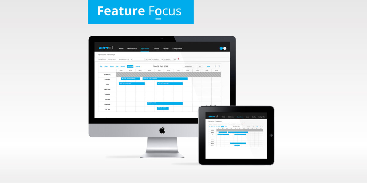 Feature Focus - Aeronet Bookings | Aeronet Software Feature Focus - Aeronet Bookings | Aeronet Software