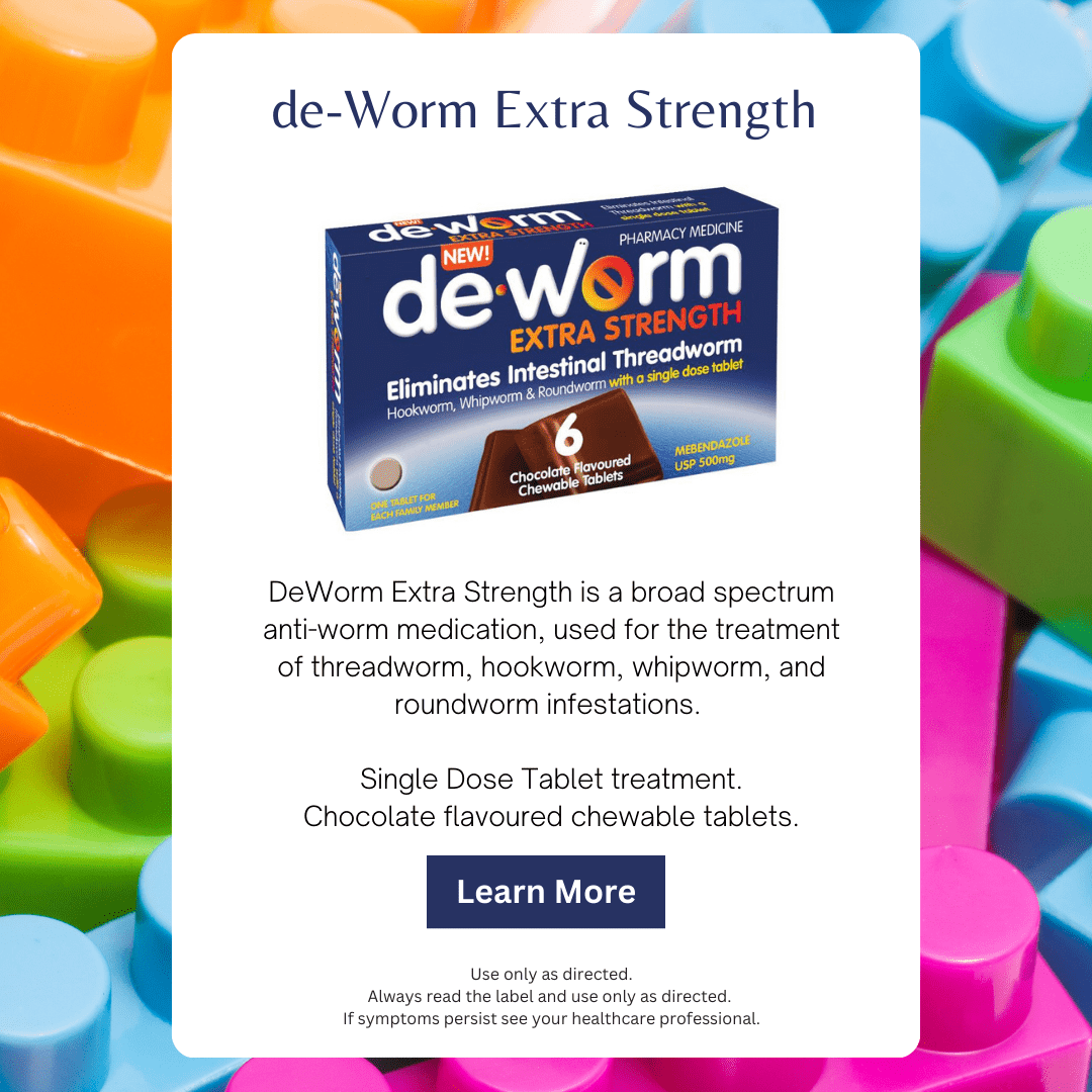 Treating Worms in Children | Sean Shivnan Pharmacy