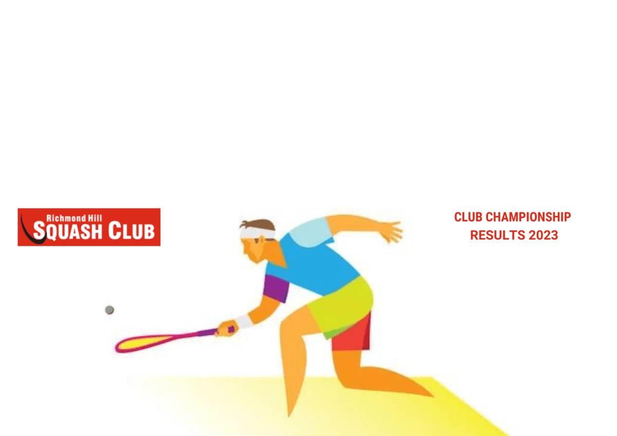 Richmond Hill Squash Club | Club Championships Conclude with Exciting ...