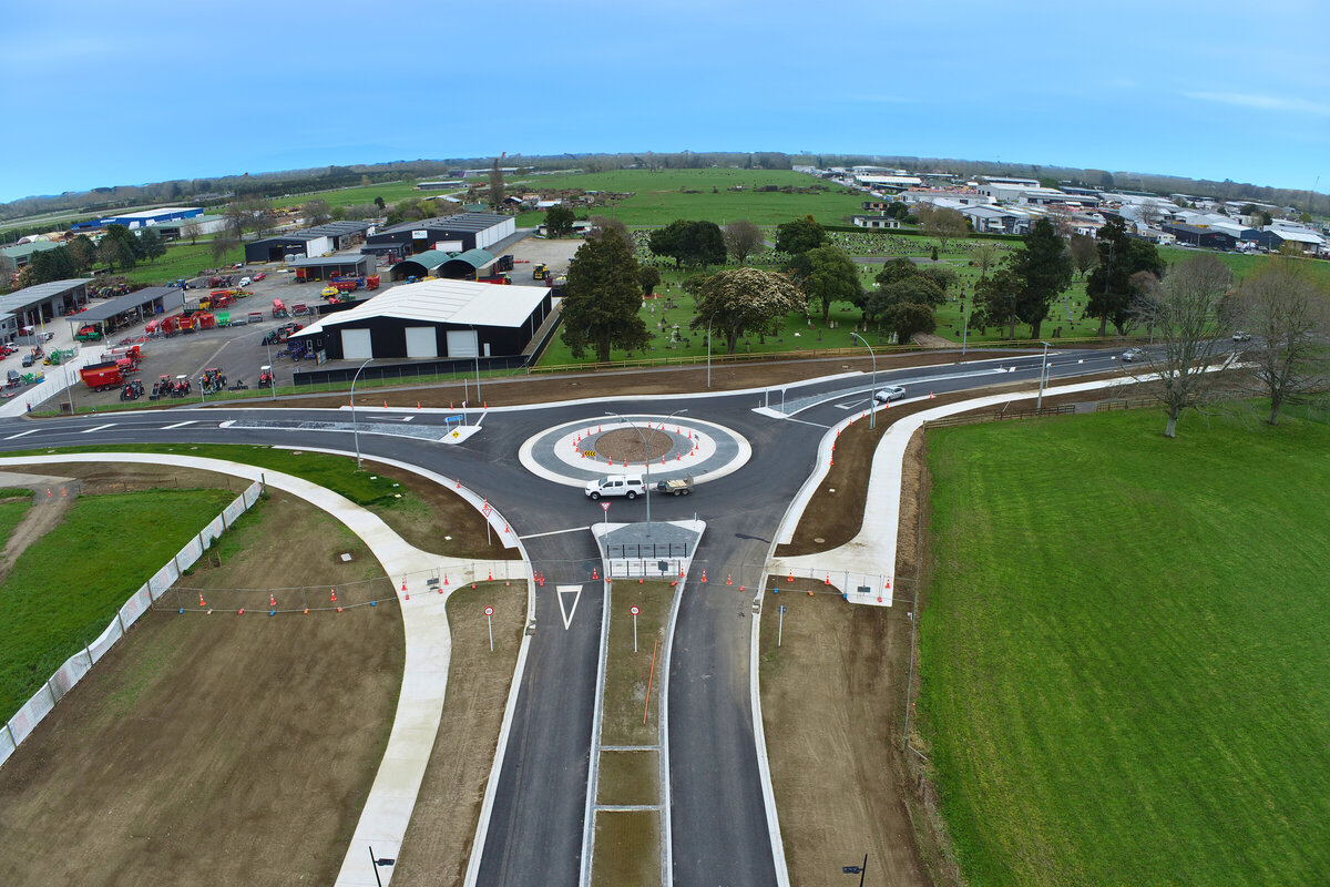 Victoria Road Roundabout - BIL Industrial Precinct | Camex Civil