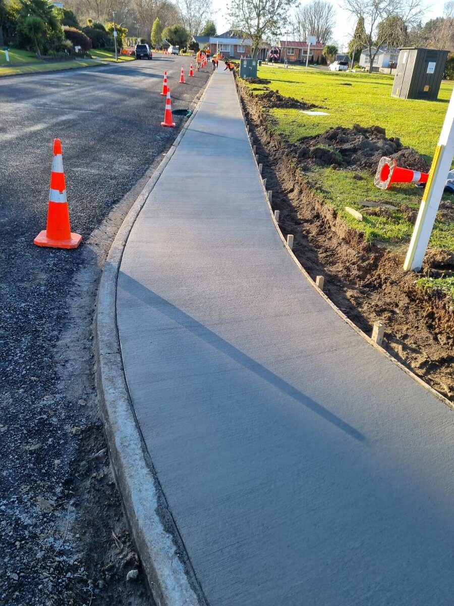 Waitomo Footpath Renewals & Repairs | Camex Civil