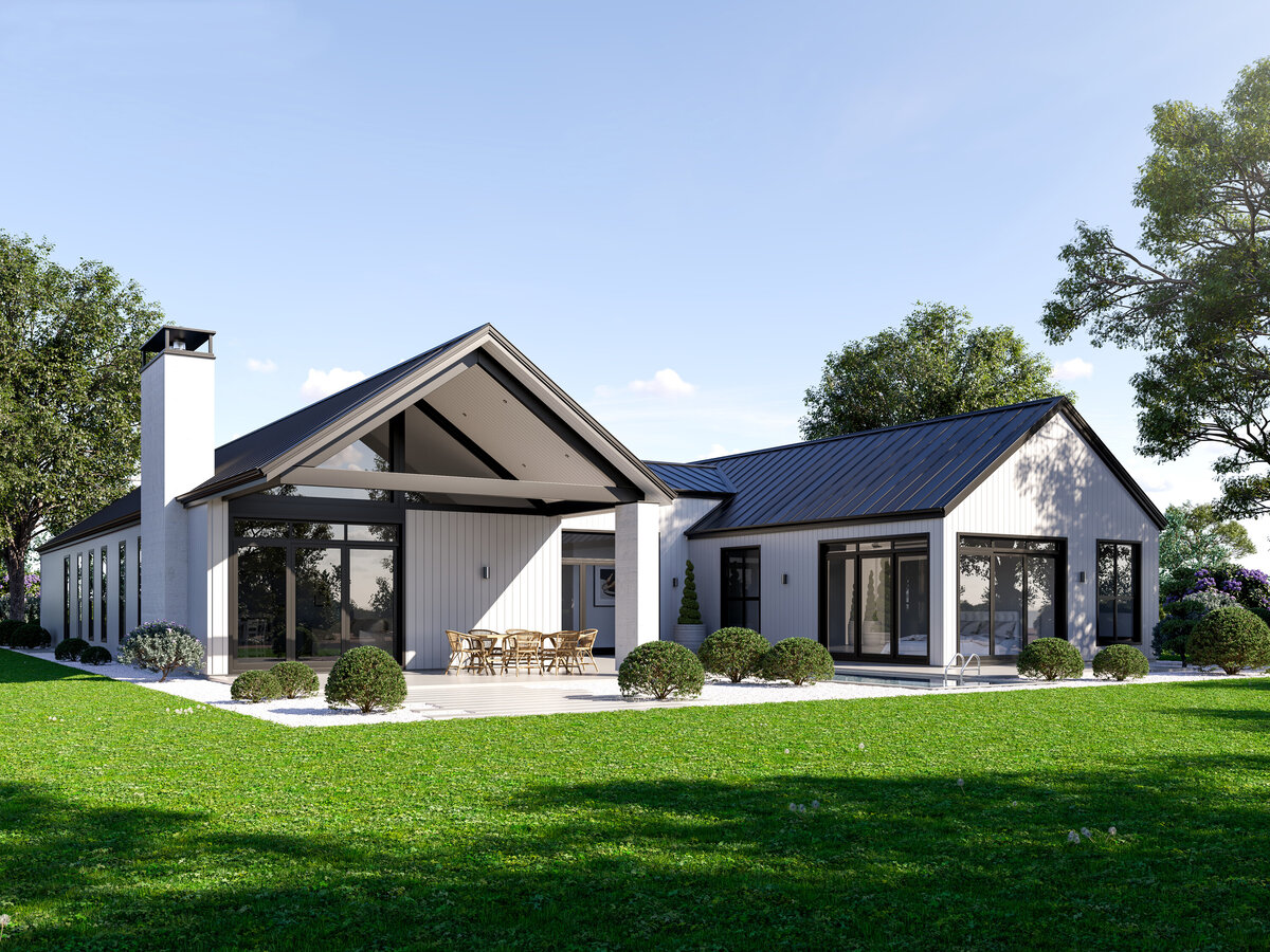 Niseko H Shaped House Plans | Whitechurch Construction Ltd