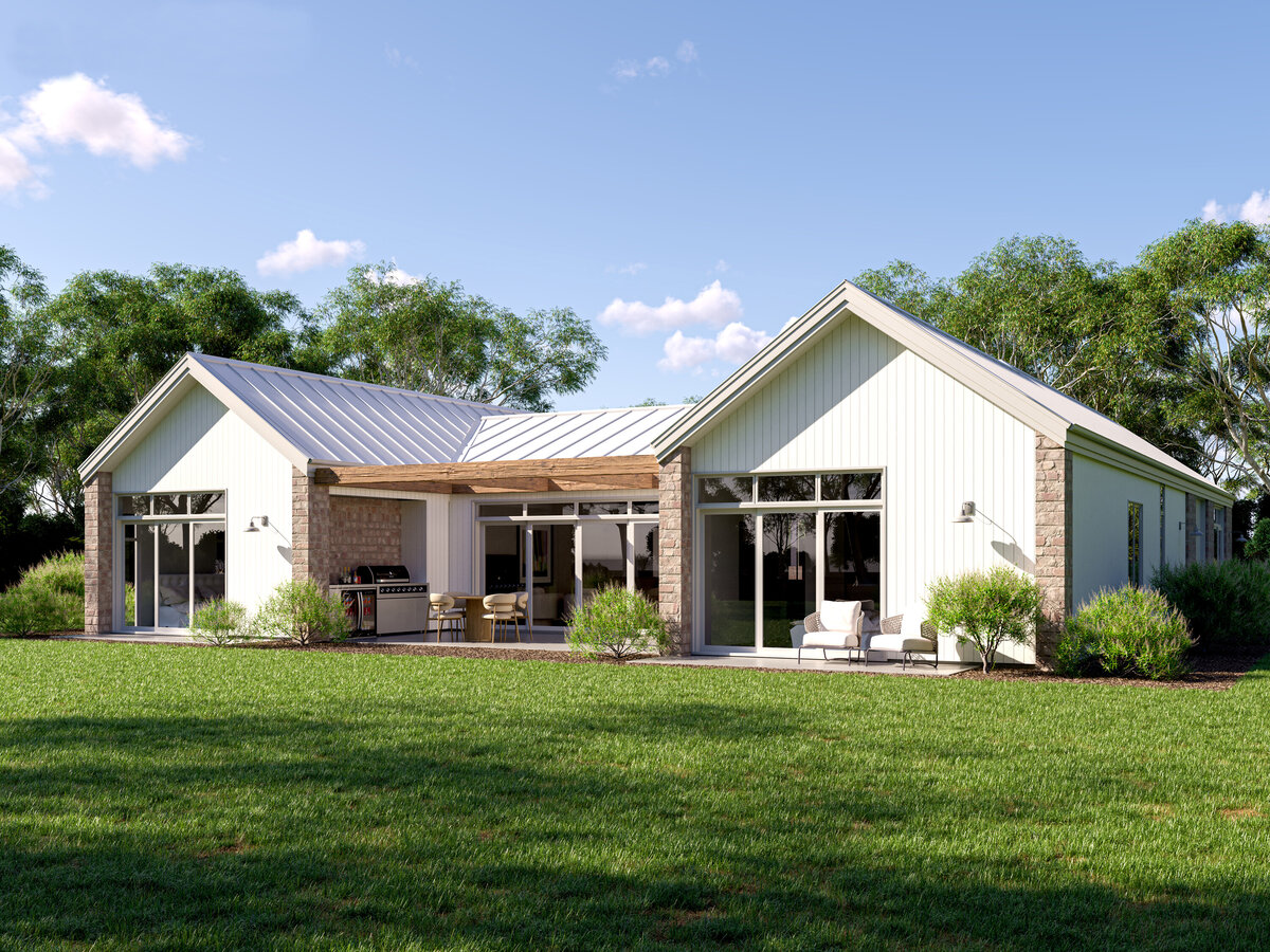 Whistler H Shaped House Plans | Whitechurch Construction Ltd