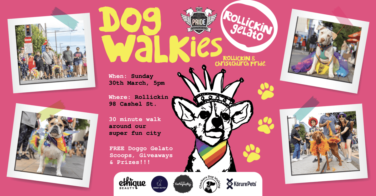 Christchurch Pride Dog Walk!