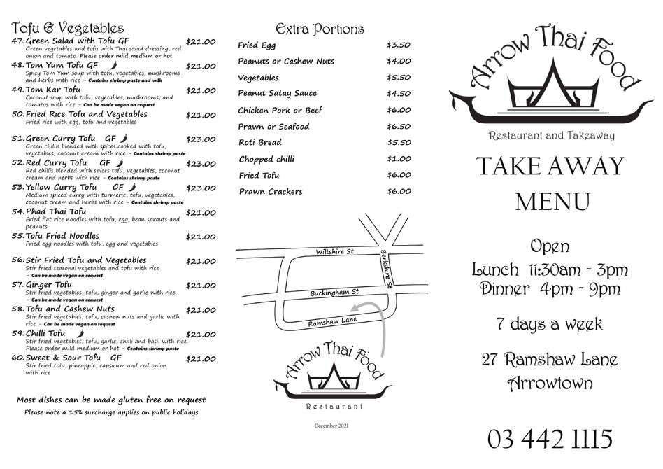 Main Menu | Thai Arrow Ltd
